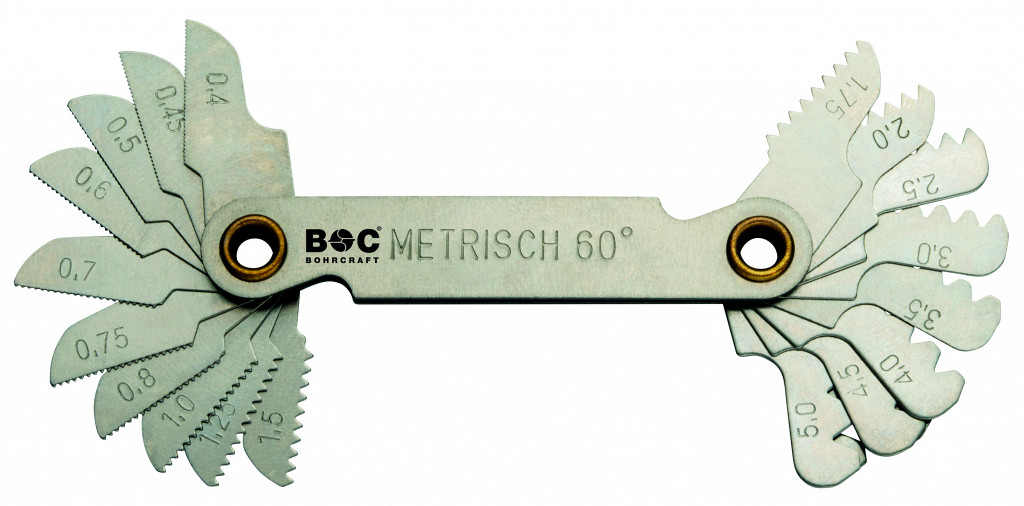 Merilni lističi korakov navoja | Energe.si